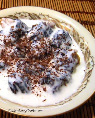 Prunes Stuffed with Walnuts in Sweet Cream - GoldenLucyCrafts