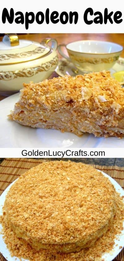 Napoleon Cake Recipe, Napoleon Torte - GoldenLucyCrafts