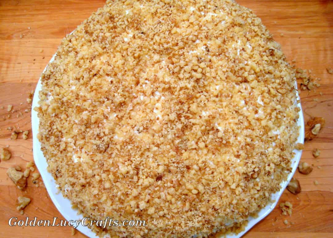 Ukrainian Cake Recipe Ladies Caprice - GoldenLucyCrafts