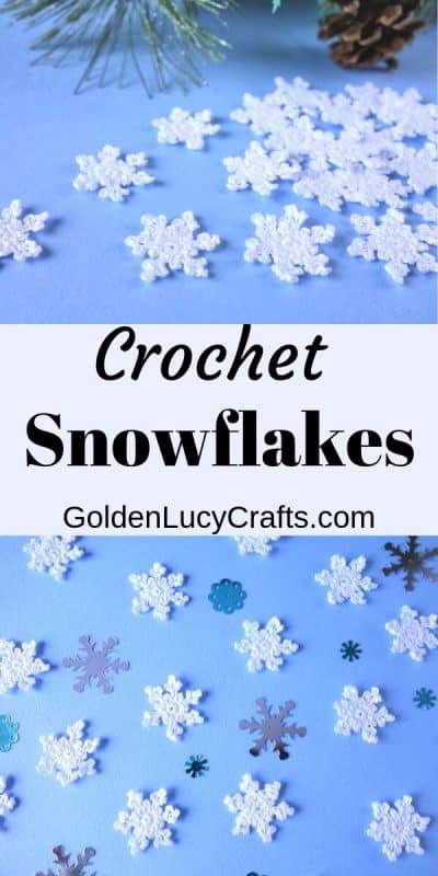 Small Snowflake, Free Crochet Pattern – GoldenLucyCrafts