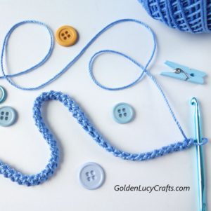 How to Crochet a Romanian Cord - GoldenLucyCrafts