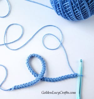 How to Crochet a Romanian Cord - GoldenLucyCrafts
