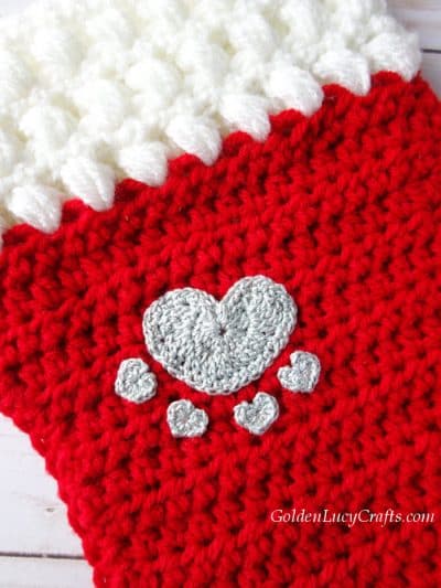 Dog Christmas Stocking, Free Crochet Pattern - GoldenLucyCrafts