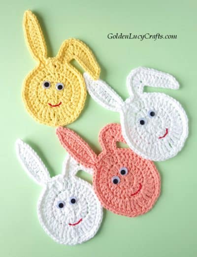 Easter Bunny Eggs, Free Crochet Pattern – GoldenLucyCrafts