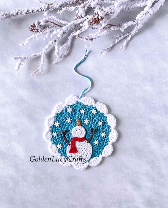 Crochet Winter Ornaments - GoldenLucyCrafts