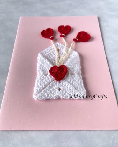 Heart Envelope, Free Crochet Pattern - GoldenLucyCrafts