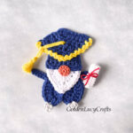 Crochet Graduation Gnome - GoldenLucyCrafts