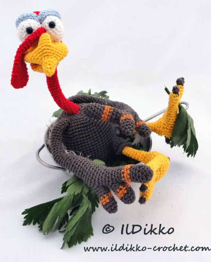 Thanksgiving Turkey Crochet Pattern Collection - GoldenLucyCrafts