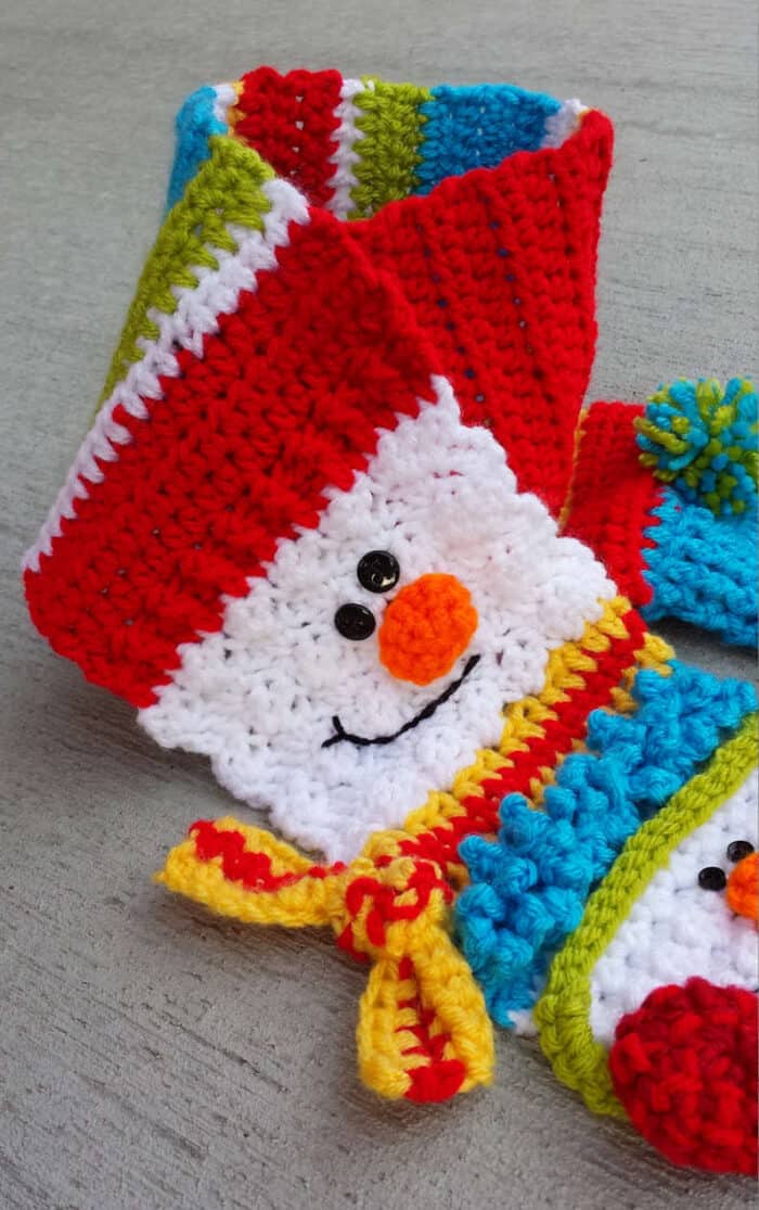 Snowman Crochet Pattern Collection - GoldenLucyCrafts