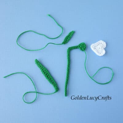 Snowdrop Applique, Free Crochet Pattern – GoldenLucyCrafts