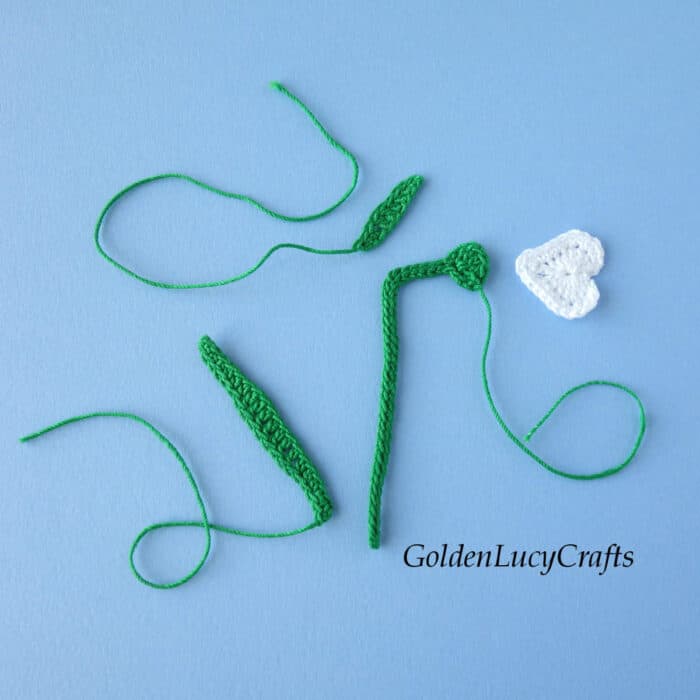 Snowdrop Applique, Free Crochet Pattern – GoldenLucyCrafts