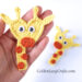 Heart Giraffe Applique, Free Crochet Pattern - GoldenLucyCrafts