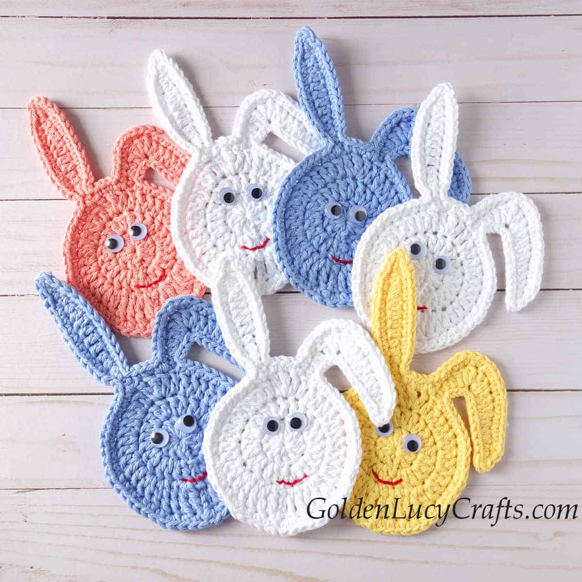 Easter Bunny Eggs, Free Crochet Pattern – GoldenLucyCrafts