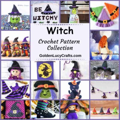 Crochet Witch Pattern Collection - GoldenLucyCrafts