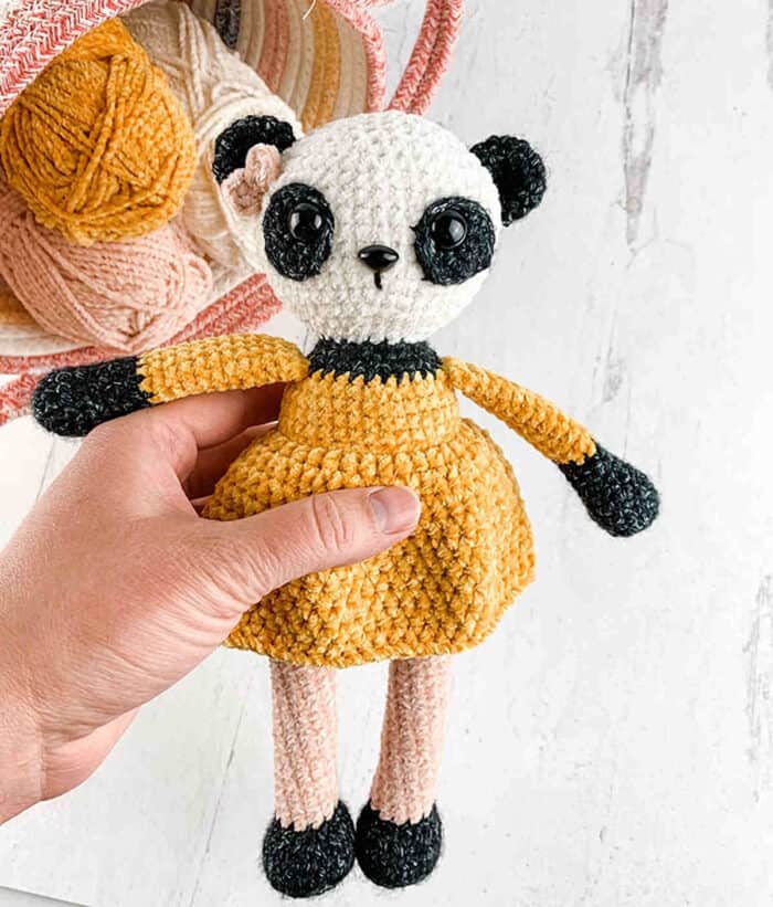 Panda Crochet Pattern Collection - GoldenLucyCrafts