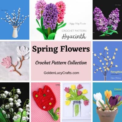Spring Flowers, Crochet Pattern Roundup – GoldenLucyCrafts