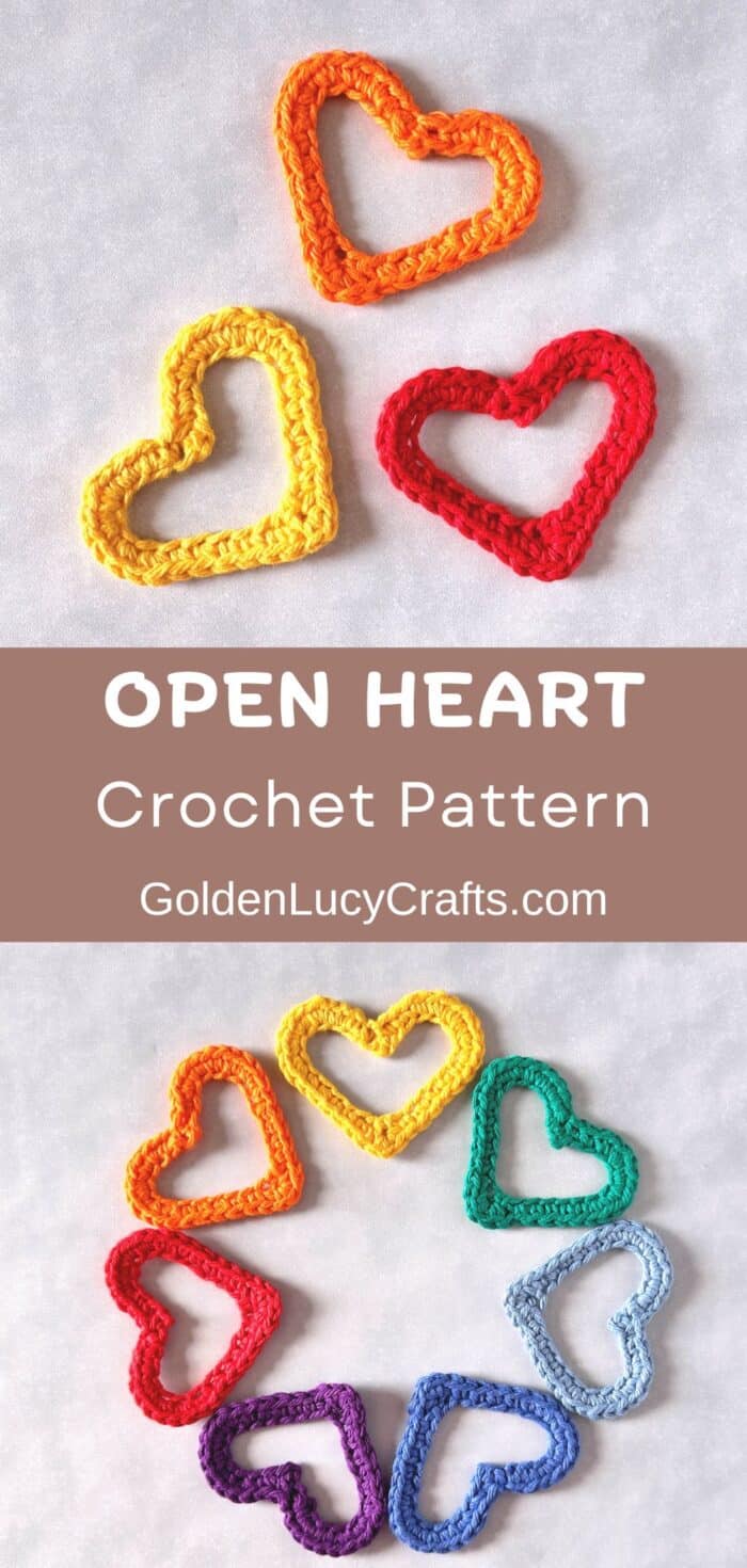 Open Heart, Free Crochet Pattern - GoldenLucyCrafts