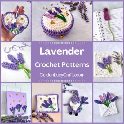Lavender Crochet Patterns and Ideas - GoldenLucyCrafts