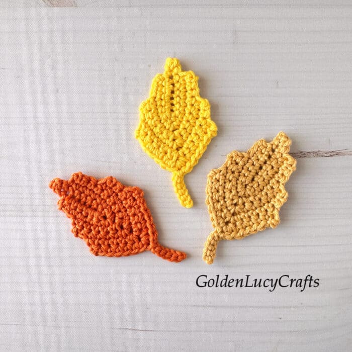 Autumn Leaves Crochet Pattern - GoldenLucyCrafts