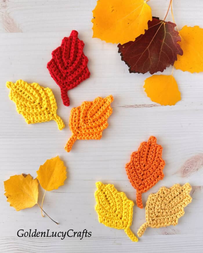 Autumn Leaves Crochet Pattern - GoldenLucyCrafts