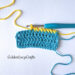 How to Crochet Twisted Single Crochet Stitch - GoldenLucyCrafts