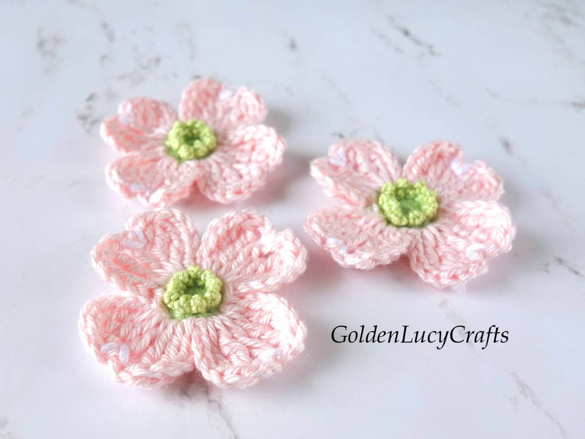 Crochet Pink Pattern Collection - GoldenLucyCrafts